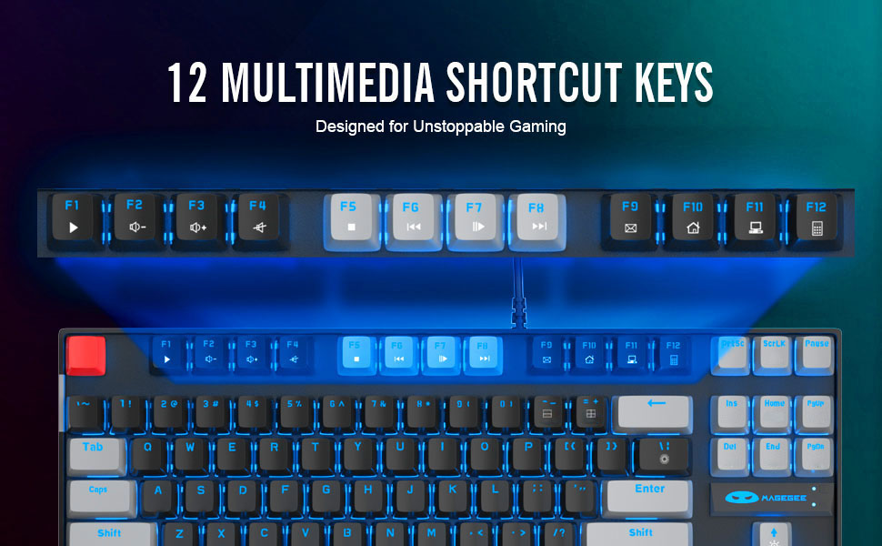 MageGee 75% Mechanical Gaming Keyboard - Ultronix Computers